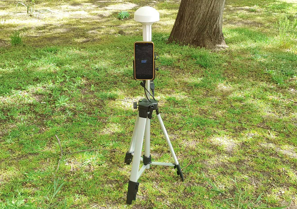 GPS set for measuring area GeoMeter SCOUT GM Spike